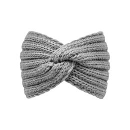 Chillouts Stirnband Tina Headband Vorn mit Knoten, grau
