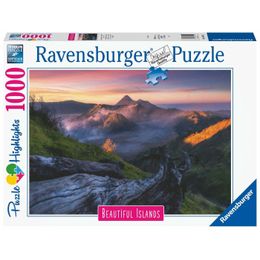 Ravensburger Puzzle Stratovulkan Bromo, Indonesien, 1000 Puzzleteile, Made in Germany, FSC® - schützt Wald - weltweit, bunt