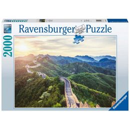 Ravensburger Puzzle Chinesische Mauer im Sonnenlicht, 2000 Puzzleteile, Made in Germany, FSC® - schützt Wald - weltweit, bunt