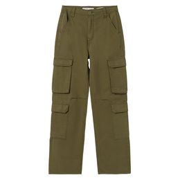 Bershka Cargohose Damen Gr&ouml;&szlig;e 34 khaki