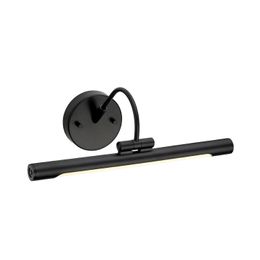 Licht-Erlebnisse Bilderleuchte GAMBAR, LED fest integriert, Warmweiß, Bilderleuchte Schwarz 3000 K 318 lm Metall Bilderlampe