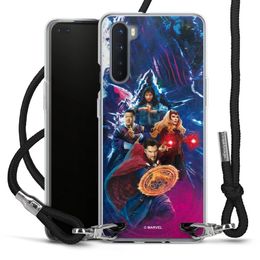 DeinDesign Handyhülle Doctor Strange Marvel Offizielles Lizenzprodukt, OnePlus Nord Handykette Hülle mit Band Case zum Umhängen, weiß