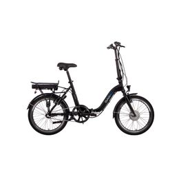 SFM BIKES SAXXX E-Faltrad Foldi Plus 2.0, schwarz matt