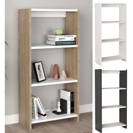 Vcm Holz Raumteiler Stand Regal Bücherregal Deko Bücher Standregal Tilus L