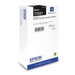 Original Epson C13T755140 / T7551 Druckerpatrone Schwarz