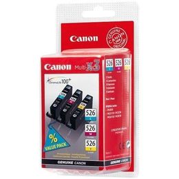 Original Canon 4541B006 / CLI-526 Druckerpatronen Multipack (Cyan,Magenta,Gelb)