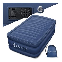 Kesser® Aufblasbare Matratze Luftbett mit eingebauter elektrischer Pumpe integrierte erhöhte aufblasbare Matratze für Übernachtungsgäste mit Aufbewahrungstasche