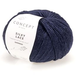 Silky Lace von Katia, Marine, aus Schurwolle