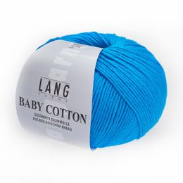 Baby Cotton von Lang Yarns, Blau, aus Baumwolle
