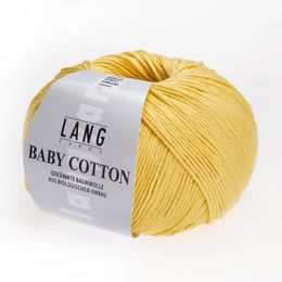 Baby Cotton von Lang Yarns, Gelb, aus Baumwolle