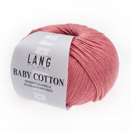 Baby Cotton von Lang Yarns, Altrosa, aus Baumwolle