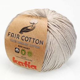 Fair Cotton von Katia, Perlwei&szlig;, aus Baumwolle