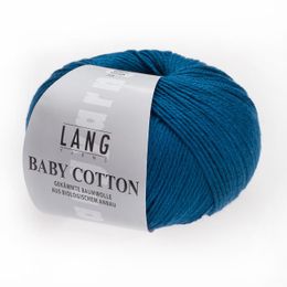 Baby Cotton von Lang Yarns, Petrol, aus Baumwolle