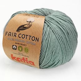 Fair Cotton von Katia, Minzgr&uuml;n, aus Baumwolle