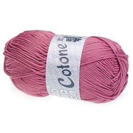 Cotone Uni von Lana Grossa, Altrosa, aus Baumwolle