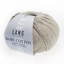 Baby Cotton von Lang Yarns, Beige, aus Baumwolle