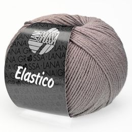Elastico von Lana Grossa, Graubraun, aus Baumwolle