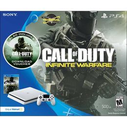 Sony PlayStation 4 Slim 500GB - Weiß + Call of Duty: Infinite Warfare Bundle