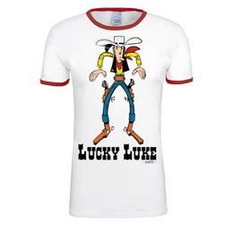 logoshirt Shirt 'Lucky Luke' female White size XS