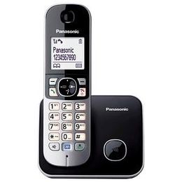 Panasonic KX-TG6811 Schnurloses Telefon schwarz-silber