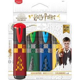 Maped HARRY POTTER Textmarker farbsortiert, 4 St.