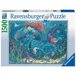 Ravensburger Puzzle Die Meeresnixen, 1500 Puzzleteile, Made in Germany, FSC® - schützt Wald - weltweit, bunt