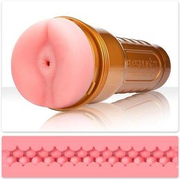 Fleshlight Masturbator "Pink Lady STU", innen mit Stimulationsstruktur