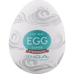 Tenga Masturbator „Egg Surfer“ mit Perlen und Rillenstruktur