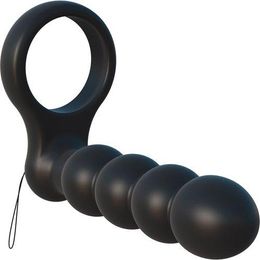 Penisring „Remote Control Double Penetrator“, mit Analdildo und Vibration per kabelloser Fernbedienung.