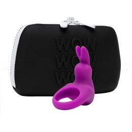 happyrabbit Vibro-Penisring plus Toybag „cock ring kit“