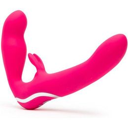 happyrabbit „Strapless Strap-On“, biegsam, behält gewünschte Position bei