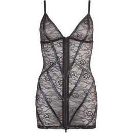 Cottelli Lingerie Kleid aus Spitze mit Wetlook-Details