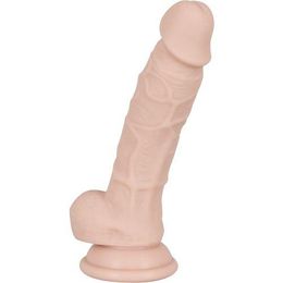 You2Toys Naturdildo „Silicone Dildo M“, 18 cm mit Saugfuß, sehr biegsam