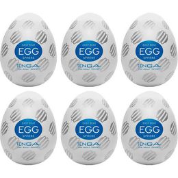 Tenga Masturbator „Egg Sphere“ mit Rillenkugel-Stimulationsstruktur