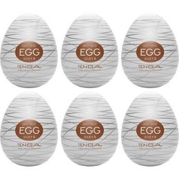 Tenga Masturbator „Egg Silky II“ mit neuer Rillenfaden-Stimulationsstruktur