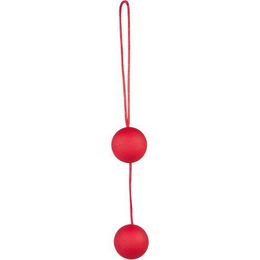 You2Toys Liebeskugeln „Velvet Red Balls”, 2 Stück, 56 g, Ø 3,5 cm
