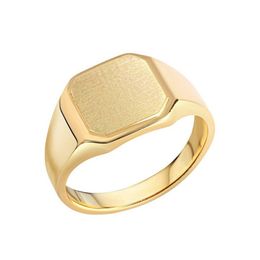 Firetti Fingerring Schmuck Geschenk Silber 925 Siegelring, mit Zirkonia (synth), gelb|goldfarben