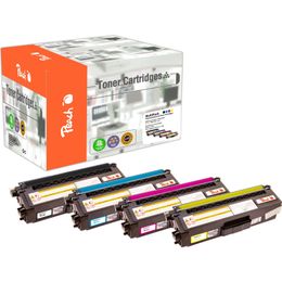 Peach B321 4 Toner (bk, c/m/y) ersetzt Brother TN-321 f&uuml;r z.B. Brother DCPL 8400 CDN, Brother DCPL 8450 CDW, Brother HLL 8250 CDN (wiederaufbereitet)
