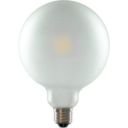 Segula LED-Leuchtmittel Vintage Line, E27, 1 St., Warmweiß, dimmbar, Globe 125 satiniert, E27, weiß