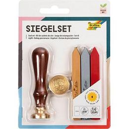 Folia Siegel-Set rot, silber, gold