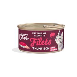 Edgard & Cooper Filets Frischer Thunfisch & Freilaufhuhn 24x70g