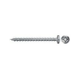 Fischer Spanplattenschraube PowerFast II 4,0x30 Pan Head PZ 200 St&uuml;ck, Vollgewinde, verzinkt