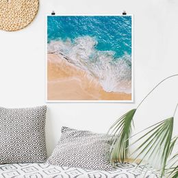 Poster Sonniger Wellenbruch