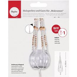 Rayher Makramee-Set Blumenampel natur