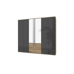 Kleiderschrank New York C - grau - 270 cm - 236 cm - 58 cm - Sconto