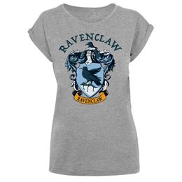 F4NT4STIC Shirt 'Harry Potter Ravenclaw Crest' female Grey size L