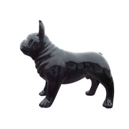 JVmoebel Skulptur Abstrakt 100cm Hund Figur Statue Skulptur Deko Garten Design