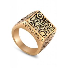 Akitsune Siegelring Floral Ring Gold EU 54