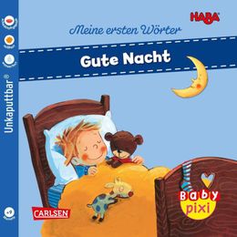 Carlsen Verlag Baby Pixi (unkaputtbar) 88: VE 5 HABA Erste Wörter: Gute Nacht (5 Exemplare), Kartoniert (TB)
