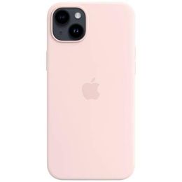 Apple Silicon Case MagSafe Case Apple iPhone 14 Plus Pink Induktives Laden, Stoßfest